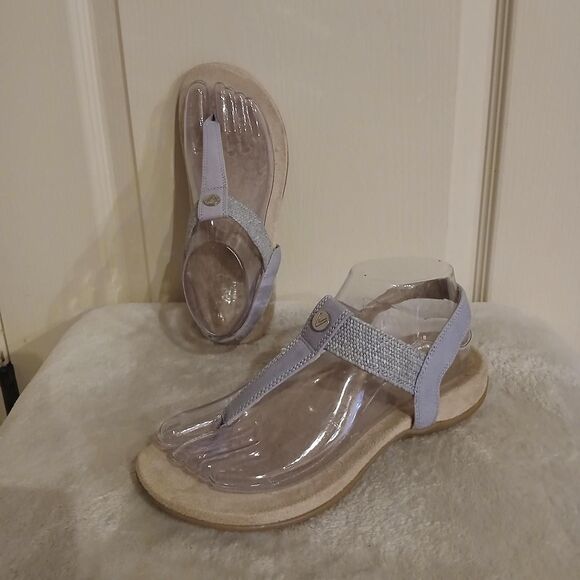 Vionic | Shoes | Vionic Brea Light Blue Slingback Thong Sandals 65 ...